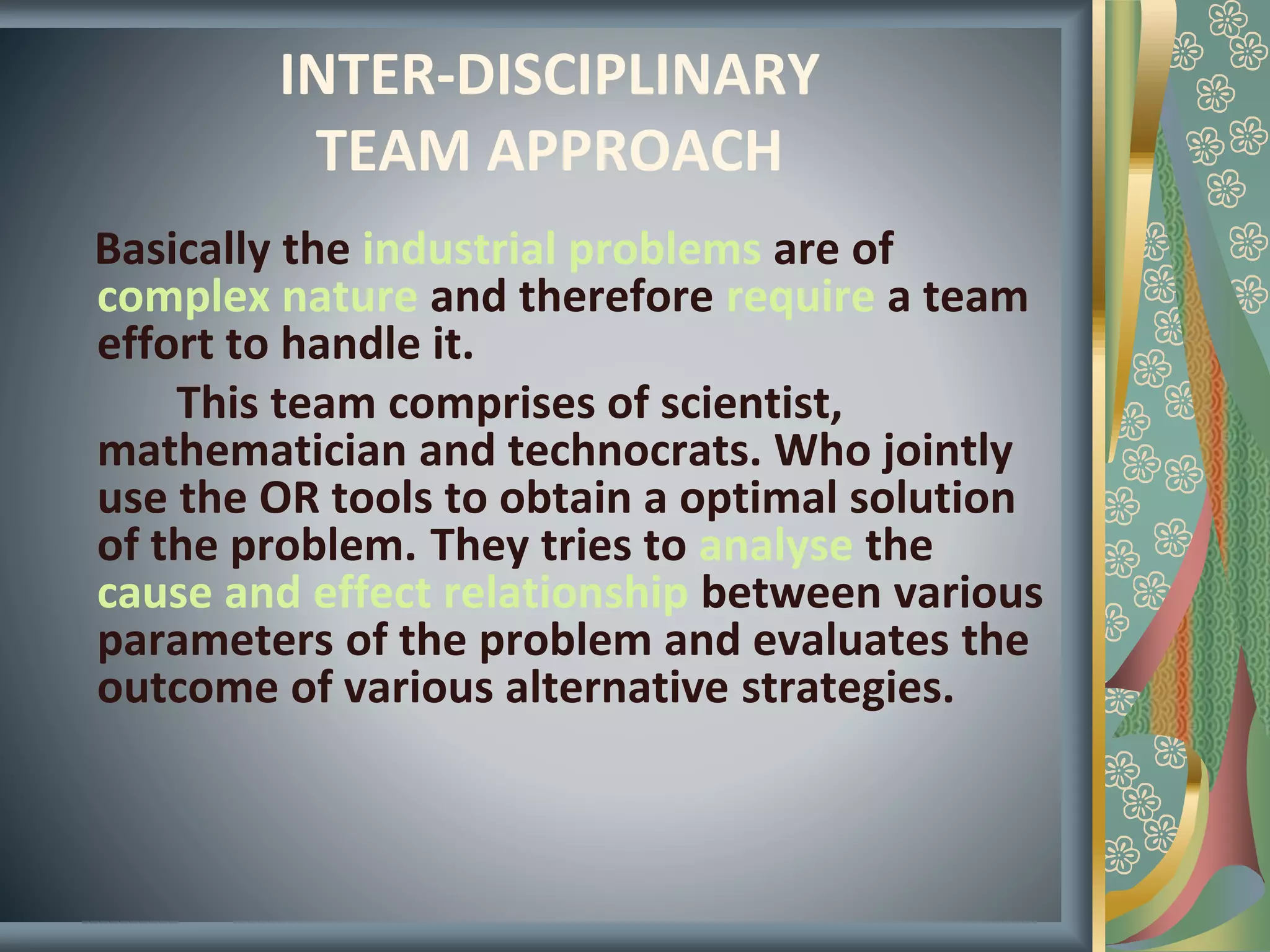 Overview of operations research | PPTX