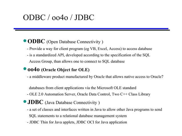 Overview of oracle database | PPS