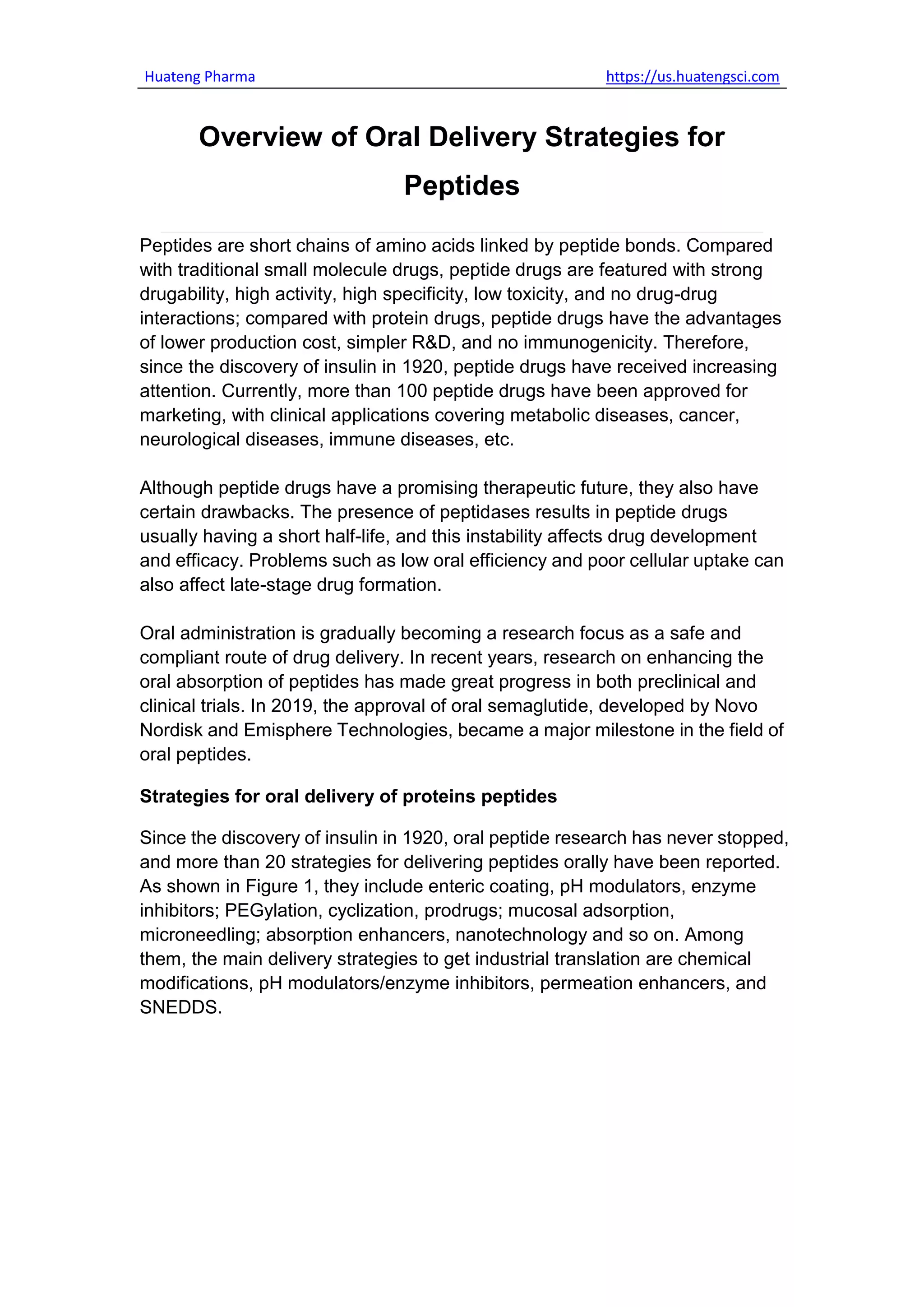 Overview of Oral Delivery Strategies for Peptides.pdf