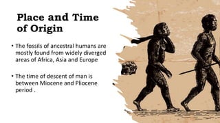 Overview of Origin and evolution of man.pptx