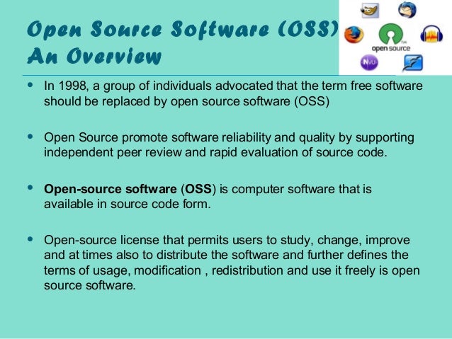 Overview of oss(open source software library) and its pros and cons