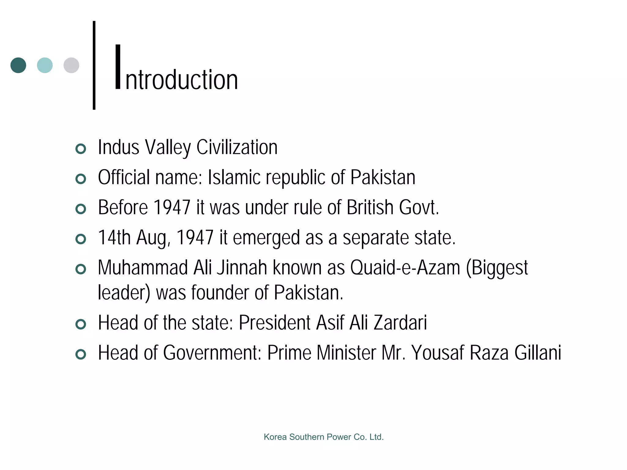 Overview of pakistan | PPT