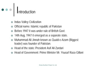 Overview of pakistan | PPT