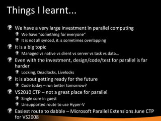 Overview Of Parallel Development - Ericnel | PPT | Programming Languages | Computing