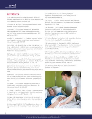 Overview of Patient Experience Definitions and Measurement Tools | PDF