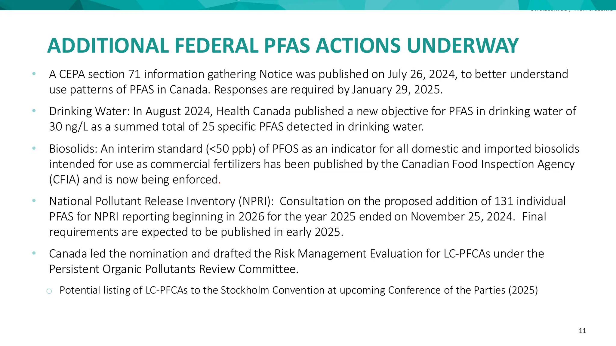 Overview of PFAS activities from Canada.pdf
