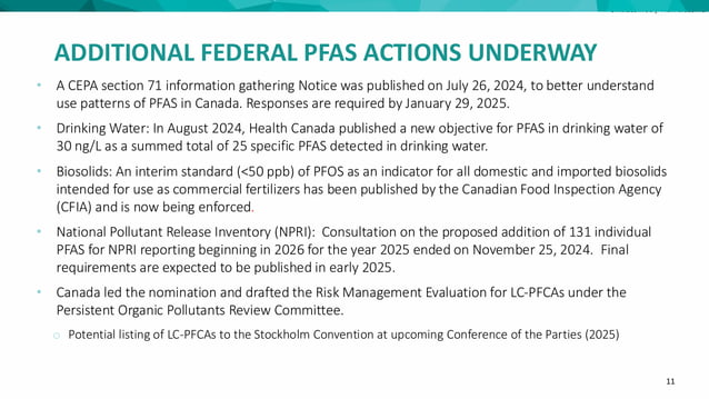 Overview of PFAS activities from Canada.pdf