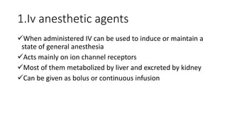 Overview of pharmachology of anesthesia agents.pptx