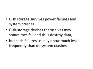 Overview of physical storage media | PPTX