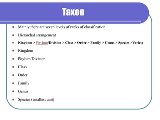 Overview of plant classification | PPTX | Gardening | Home & Garden