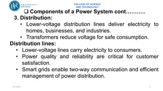 Overview of power systems_unit 1_Lect1.pptx | Power and Energy Industry ...