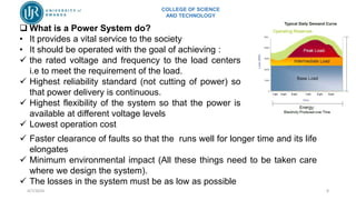 Overview of power systems_unit 1_Lect1.pptx | Power and Energy Industry ...