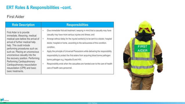 Overview of PRefChem Emergency Response Plan.pptx v3.pptx | First Aid ...