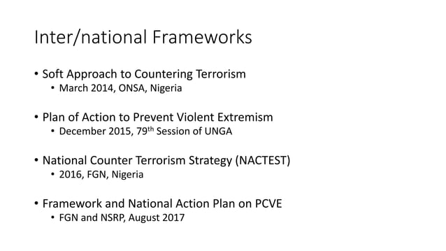 Overview of preventing and countering violent extremism | PPTX ...