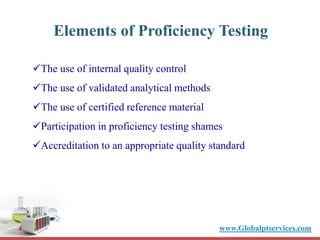 Overview of Proficiency Testing | PPTX