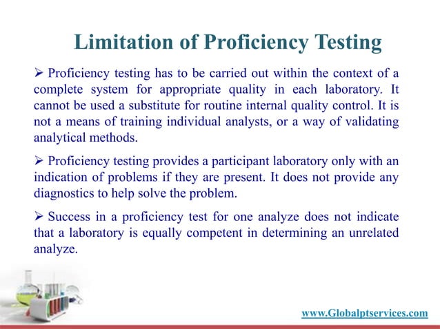 Overview of Proficiency Testing | PPTX