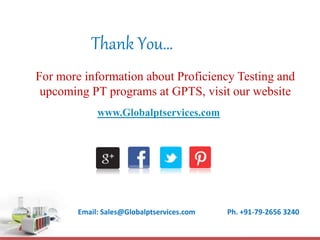 Overview of Proficiency Testing | PPTX