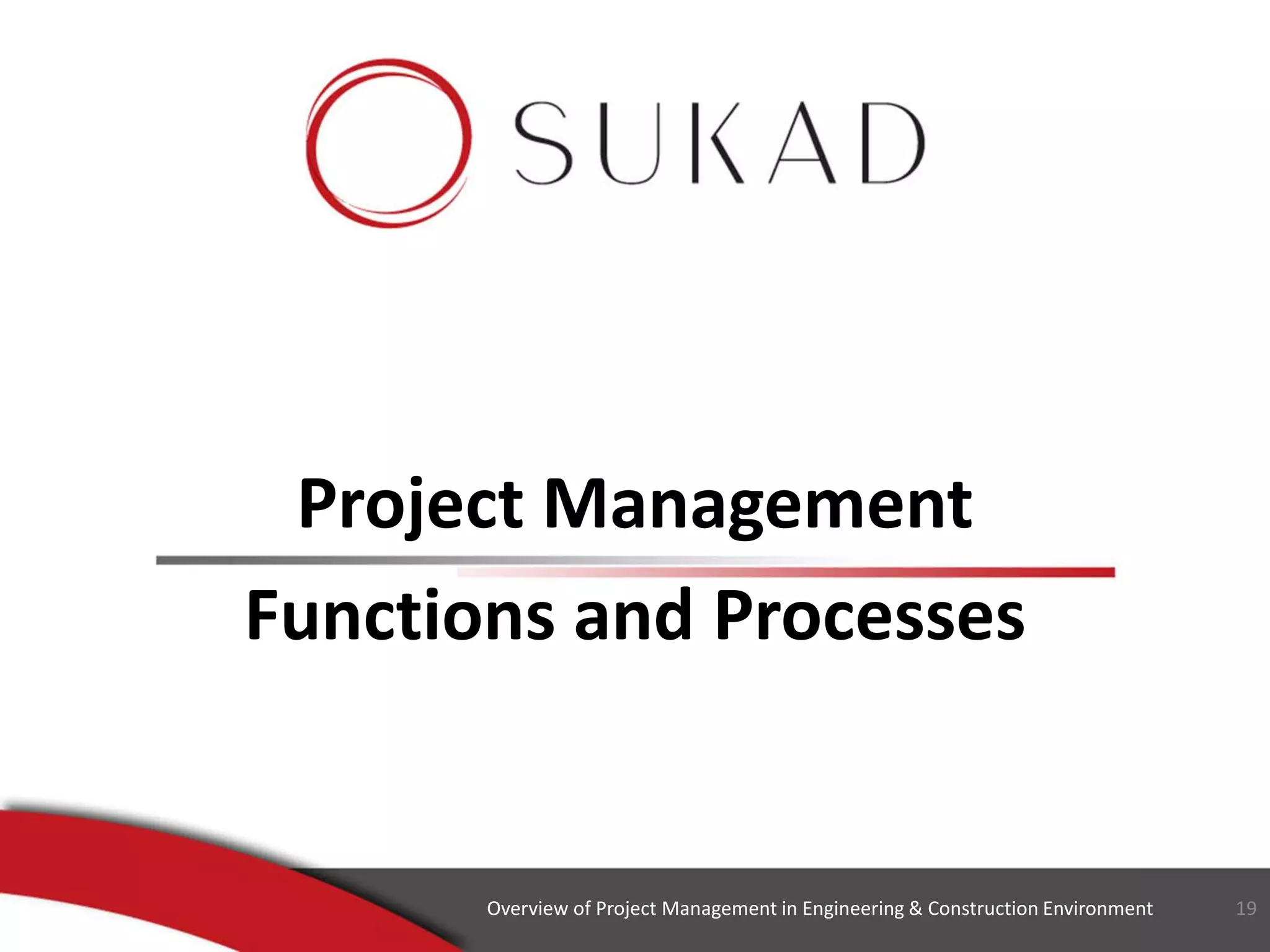 Overview of project management in engineering environment | PDF