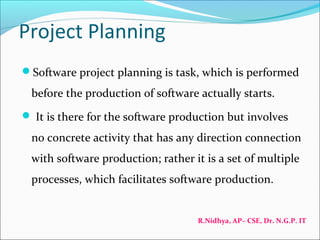 Overview of project planning | PPT