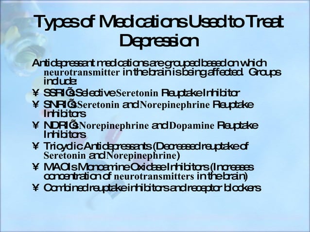 Overview of psychotropic medications | PPT | Brain and Nervous System ...