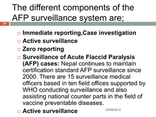 public health surveillance | PPTX