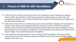 Overview of Quality Management System for AEFI Surveillance training ...
