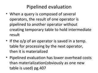 Overview of query evaluation | PPT