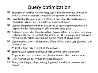 Overview of query evaluation | PPT