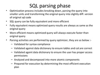 Overview of query evaluation | PPT | Databases | Computer Software and ...