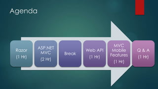 Overview of razor syntax | PPTX | Web Development | Internet