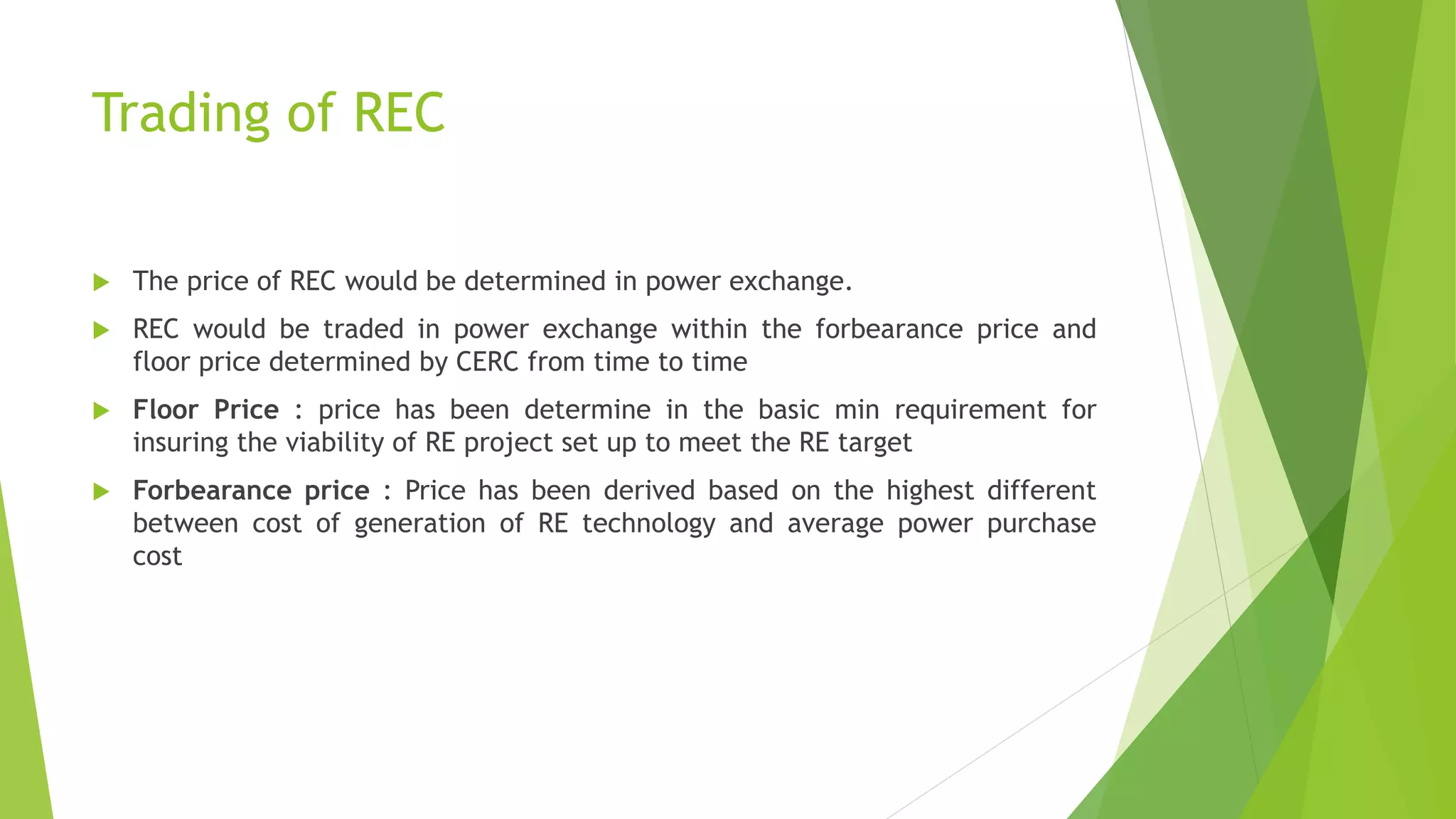 Overview of REC Mechanism in India | PPT
