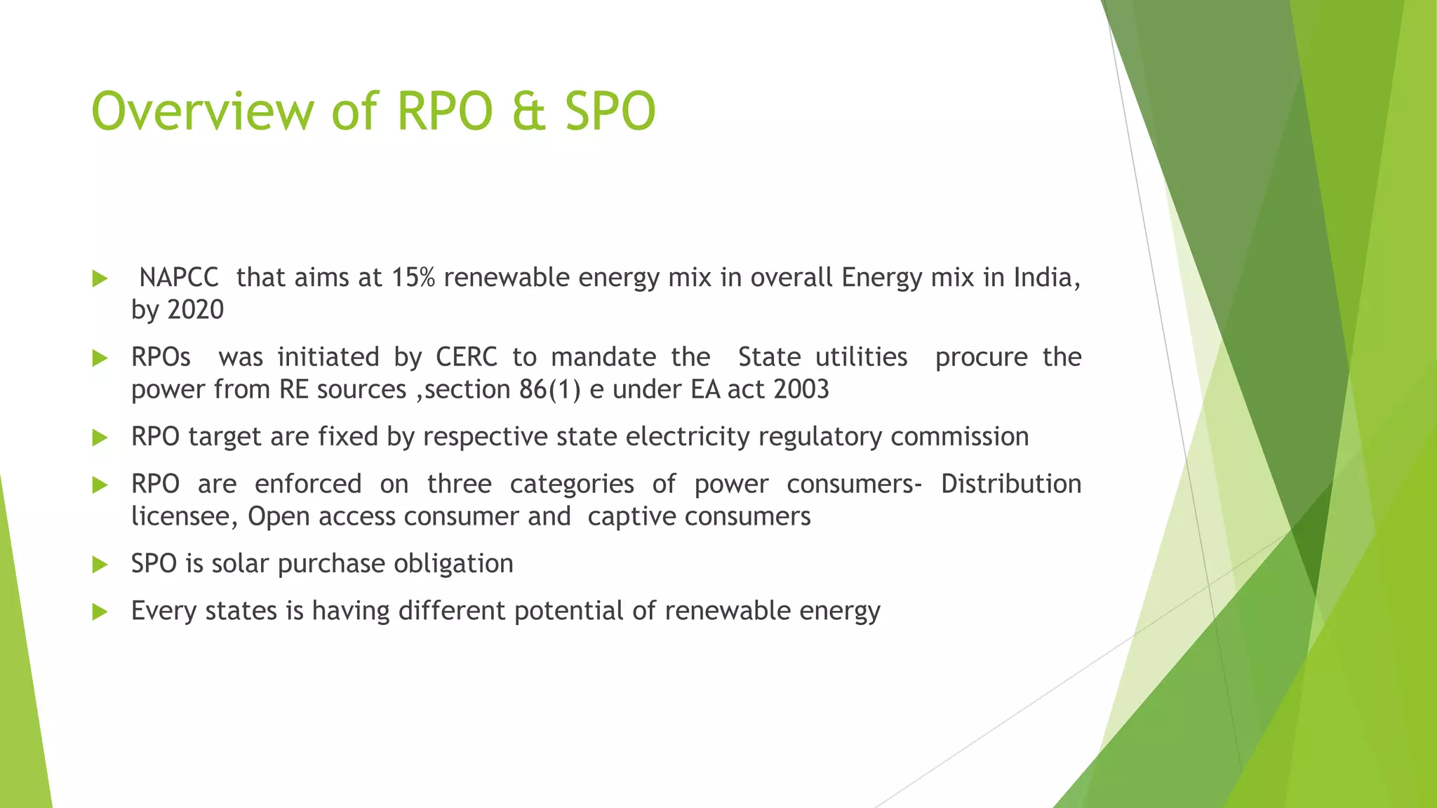 Overview of REC Mechanism in India | PPT
