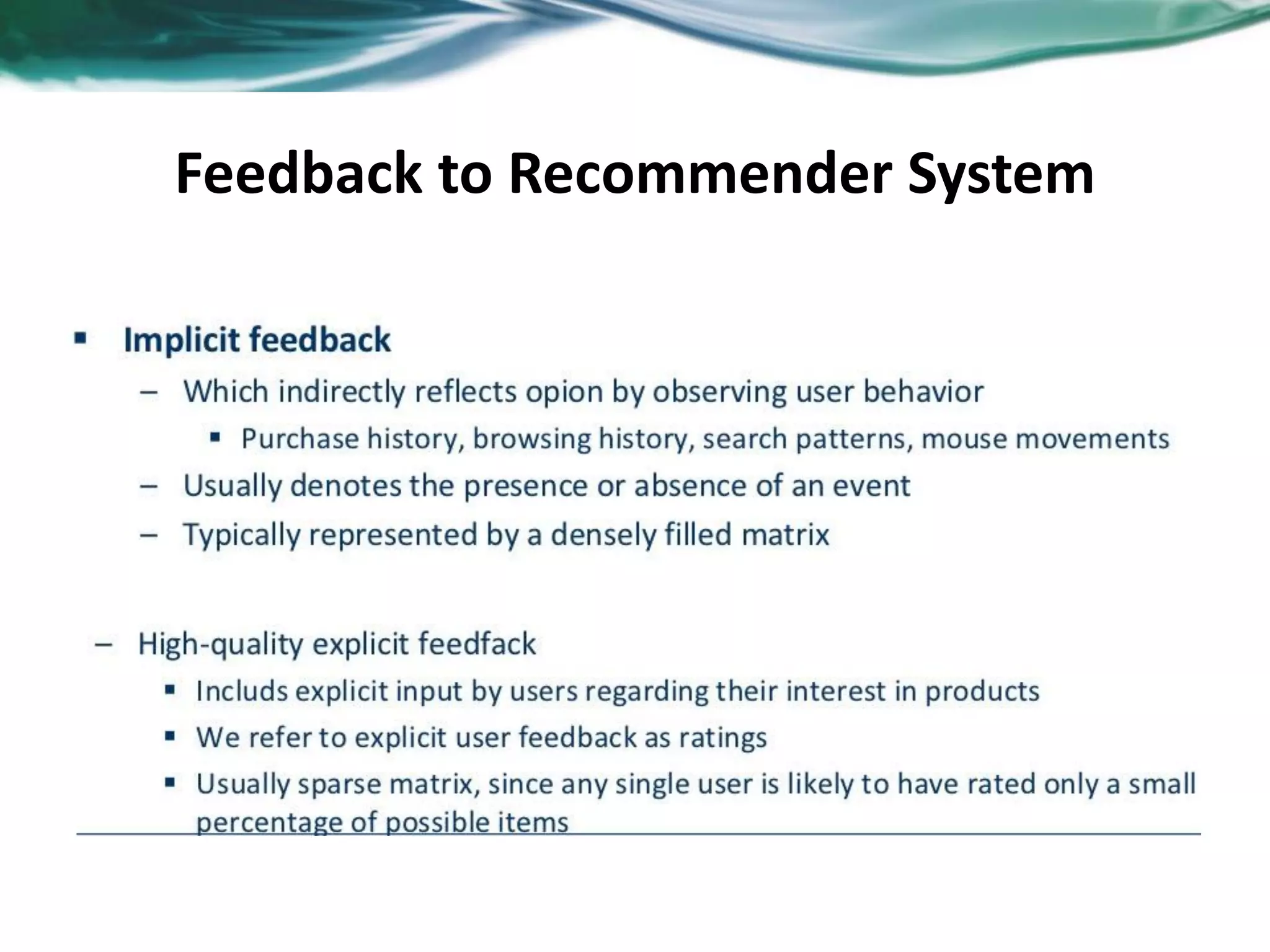 Overview Of Recommender System Pdf Computer Software And Applications Computing