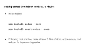 Overview of Redux | PPT