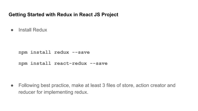 Overview of Redux | PPT