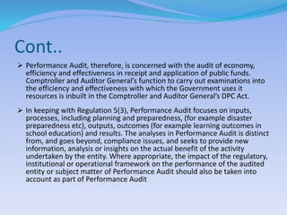 Overview of regulations on audit and accounts 2020 | PPTX