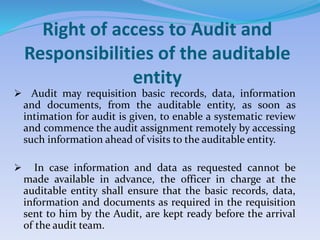 Overview of regulations on audit and accounts 2020 | PPTX