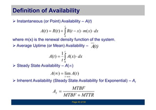 overview of reliability engineering | PDF