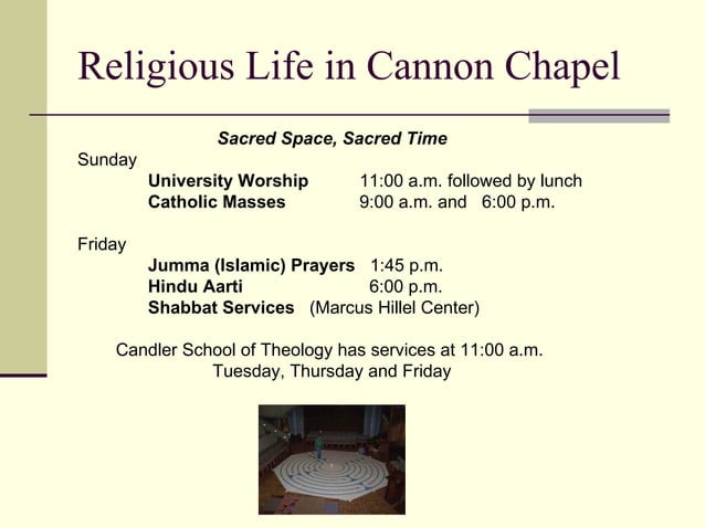 Overview of Religious Life at Emory | PPT