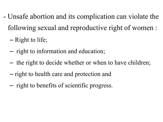 Overview Of Reproductive Health Women Sexual And Rights