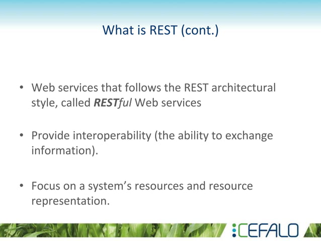 Overview of REST - Raihan Ullah | PPT