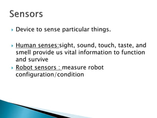 Overview of Robotics | PPTX