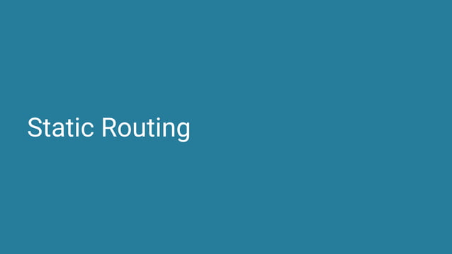 Overview of Routing Techniques | PPT