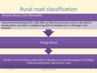 Overview of rural road development in nepal.Msc Class presentation at ...