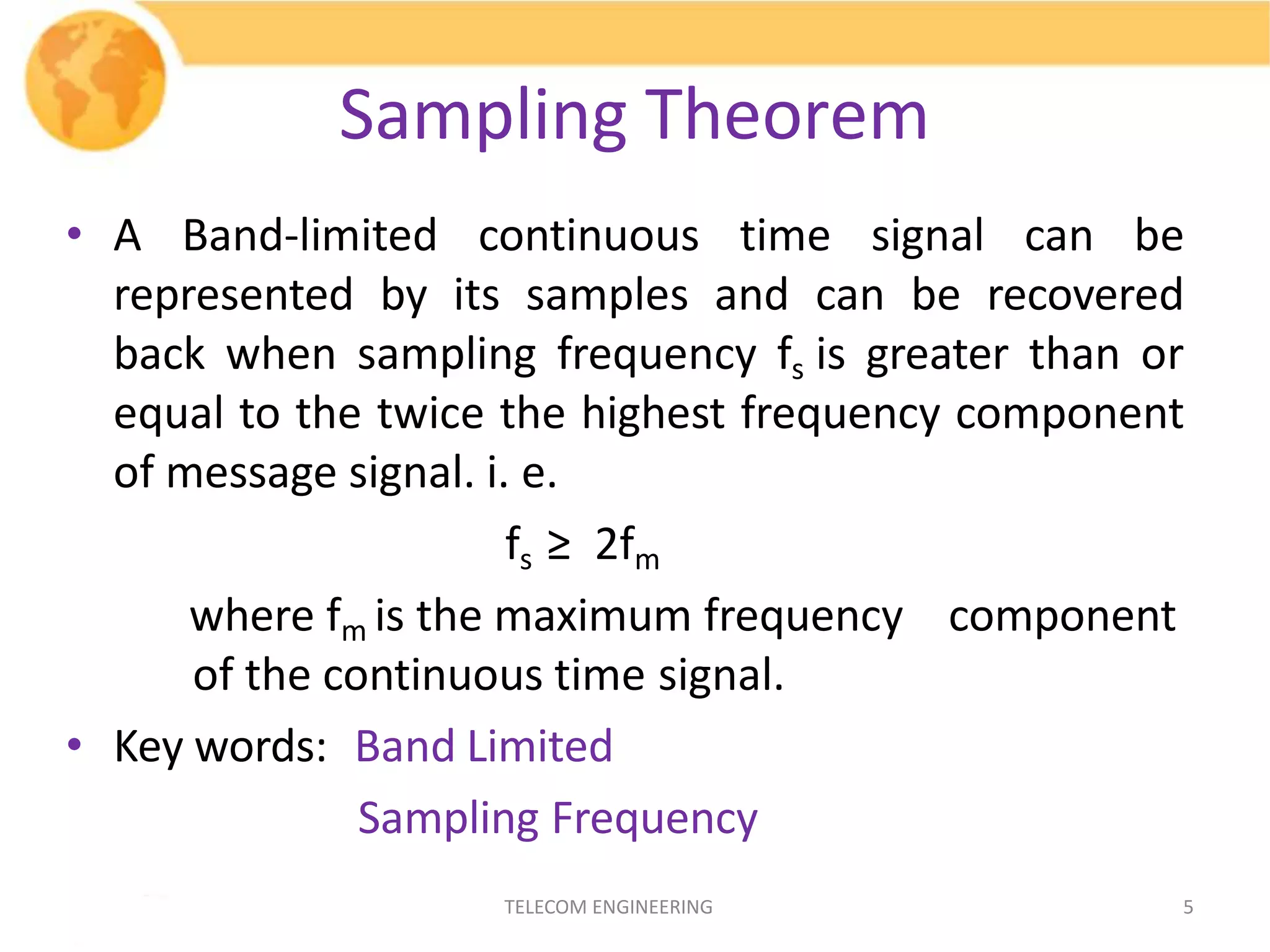 Overview of sampling | PPTX