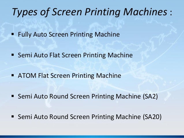 Overview of Screen Printing Machine by APL Machinery Pvt. Ltd.