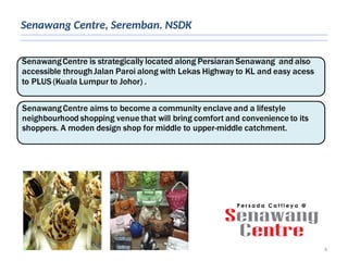 OVERVIEW OF SENAWANG CENTRE..........ppt