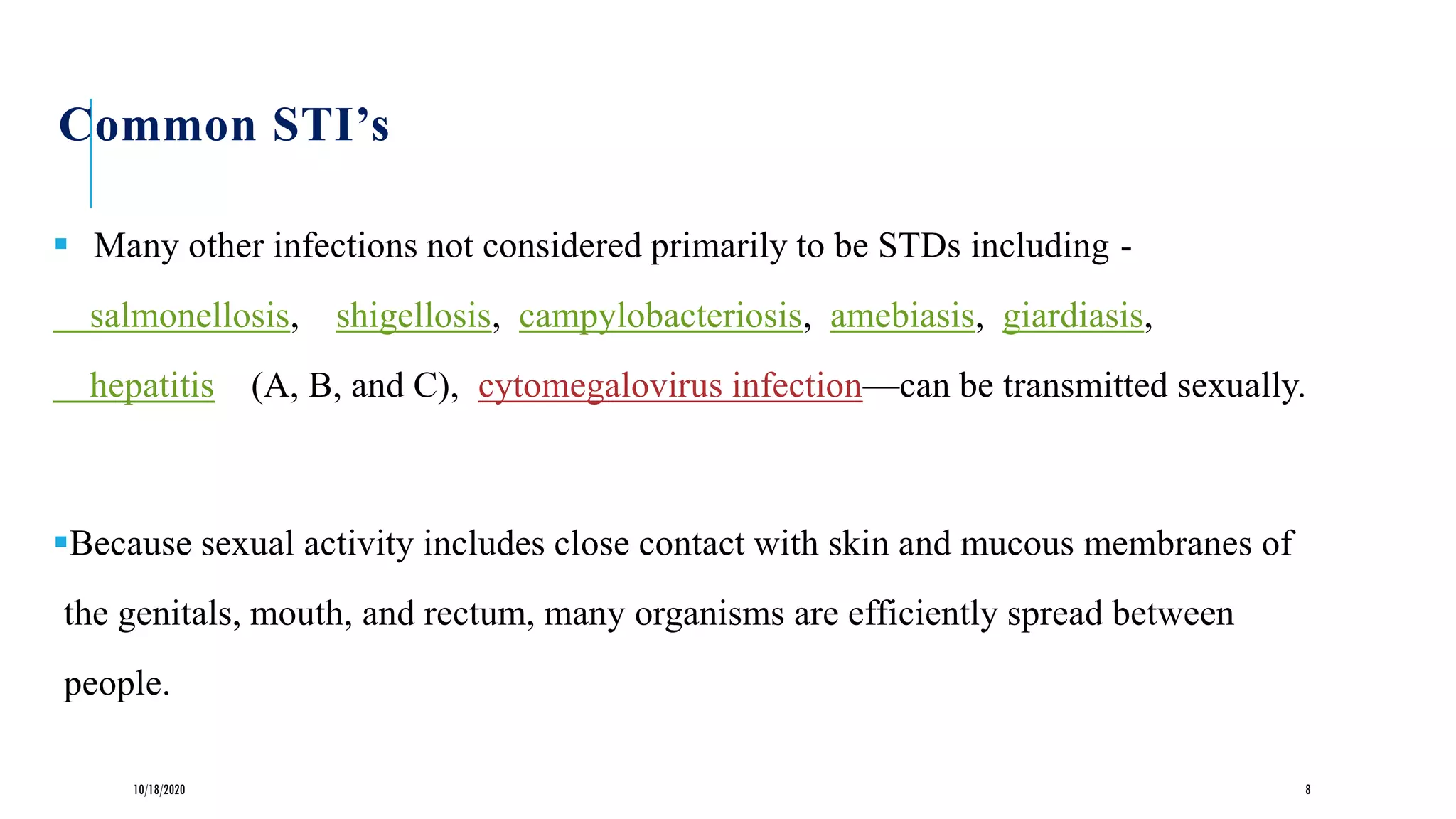 Overview of sexually transmitted infection | PDF