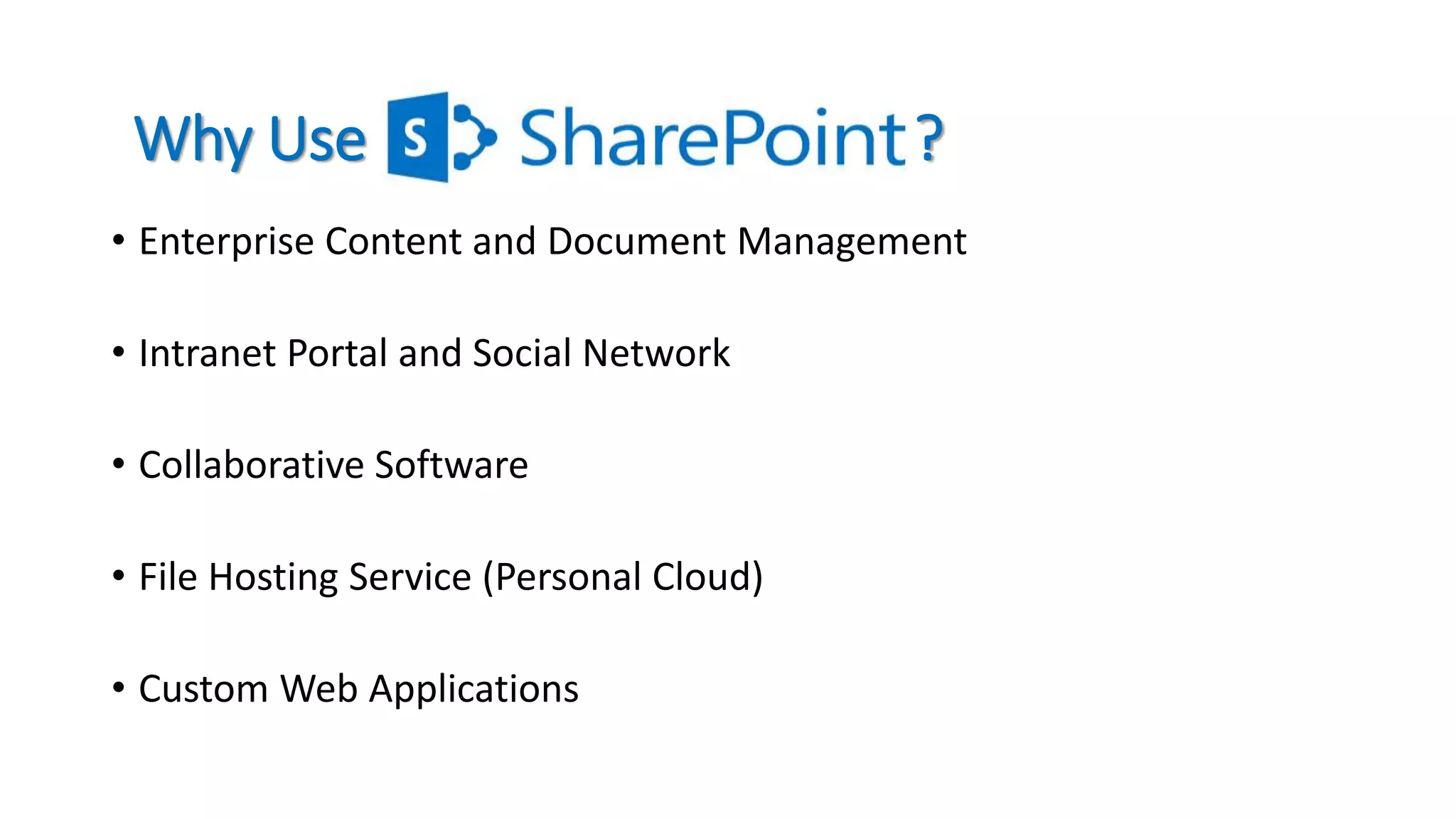 SharePoint 2013 Summary Overview about the platform | PPT