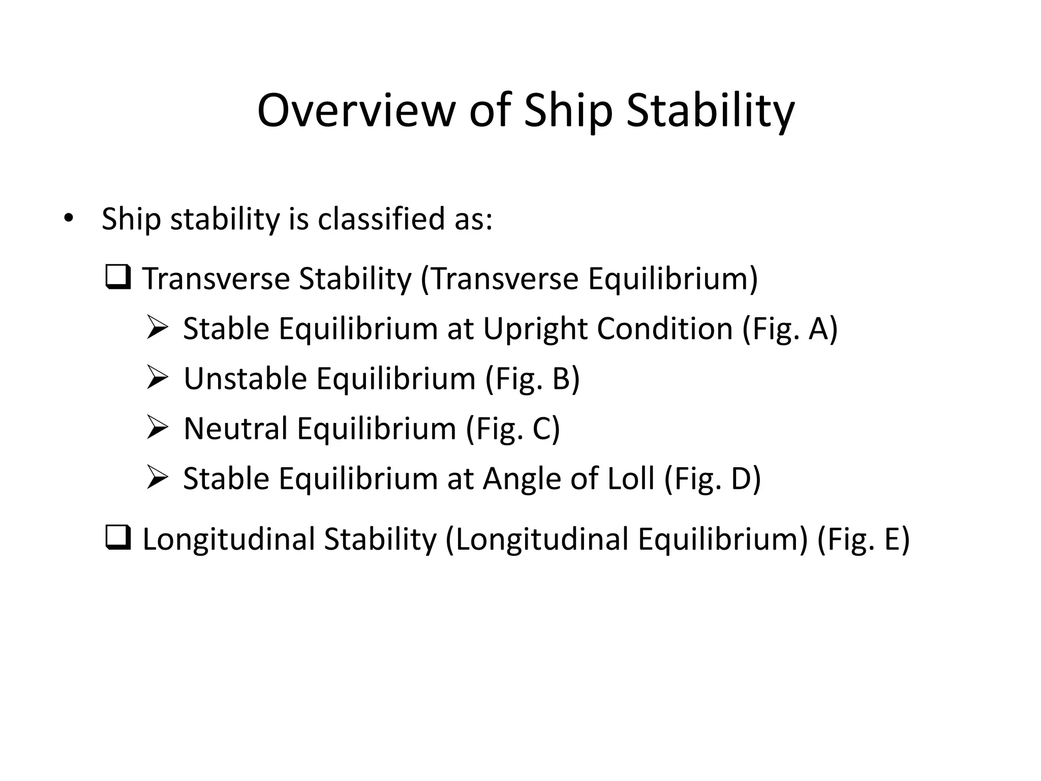 Overview of Ship Stability and how to desing ship.pptx